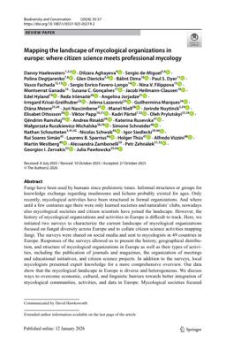 Naturalis Institutional Repository: Mapping the landscape of ...